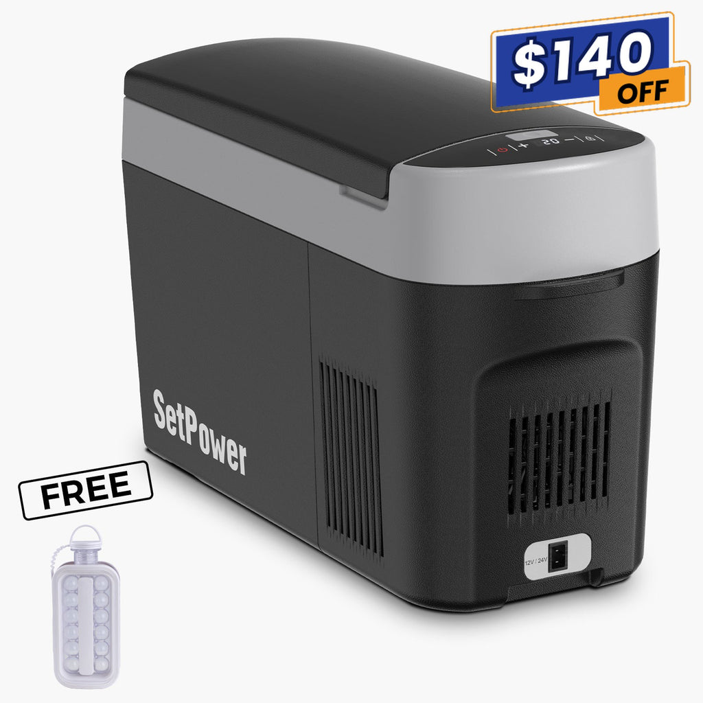 Portable 12V Vehicle Fridge Freezers & Battery Powered Fan – Setpower