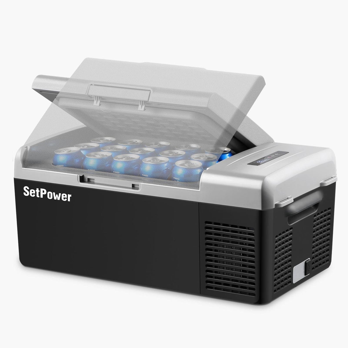 Setpower FC15 12 Volt ice Chest Portable Refrigerator for Car | 15.8Qt